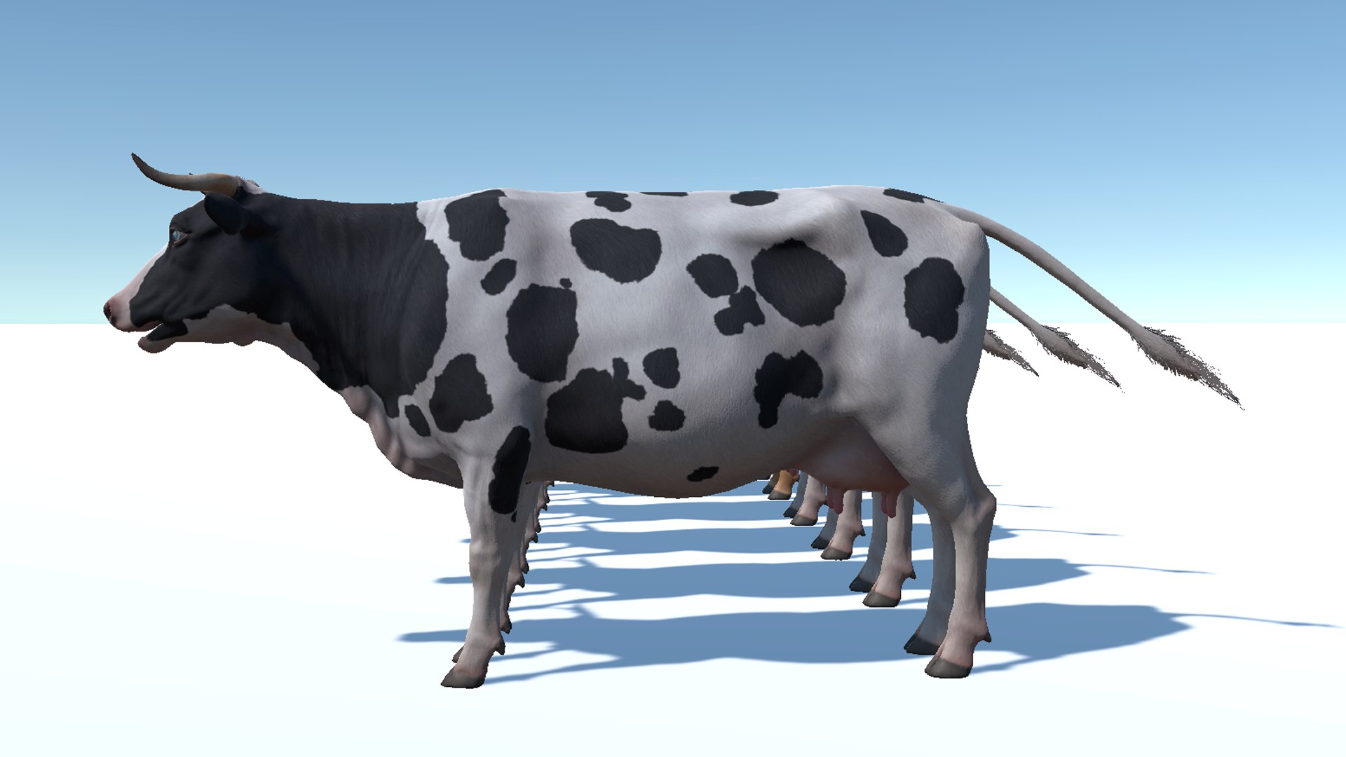 Cow Animations 3D Model - TurboSquid 1636028