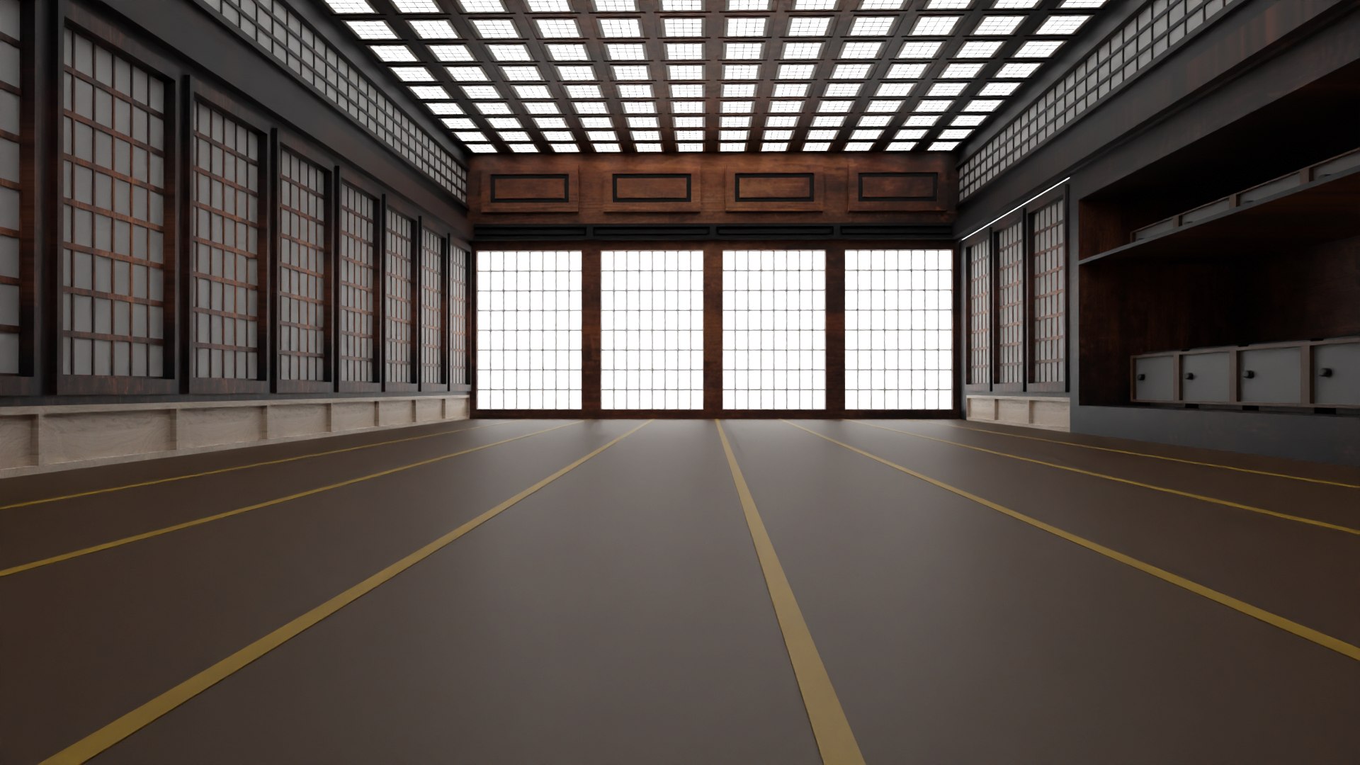 3D Japanese Training Dojo Model - TurboSquid 2178897