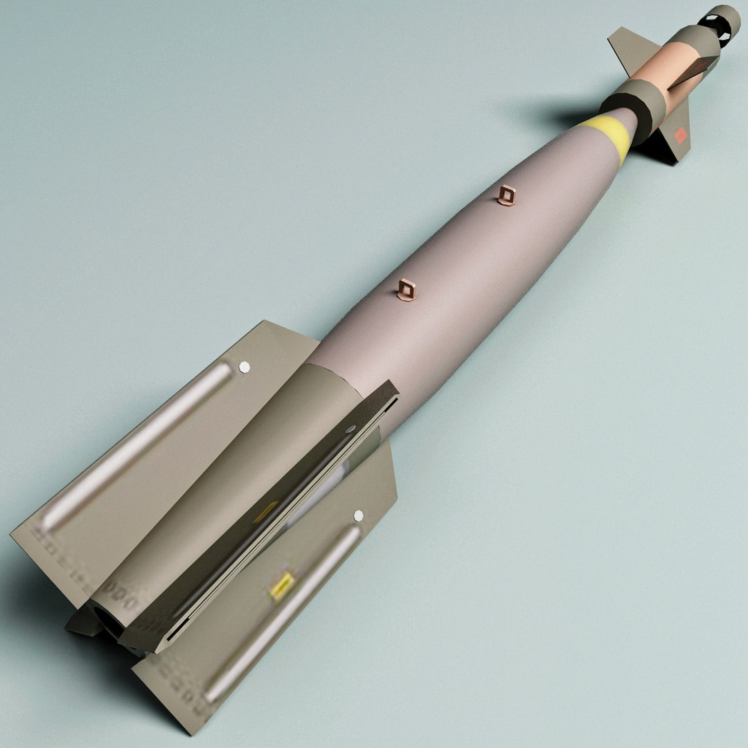 Aircraft Bomb Gbu-16 Paveway 3d Model