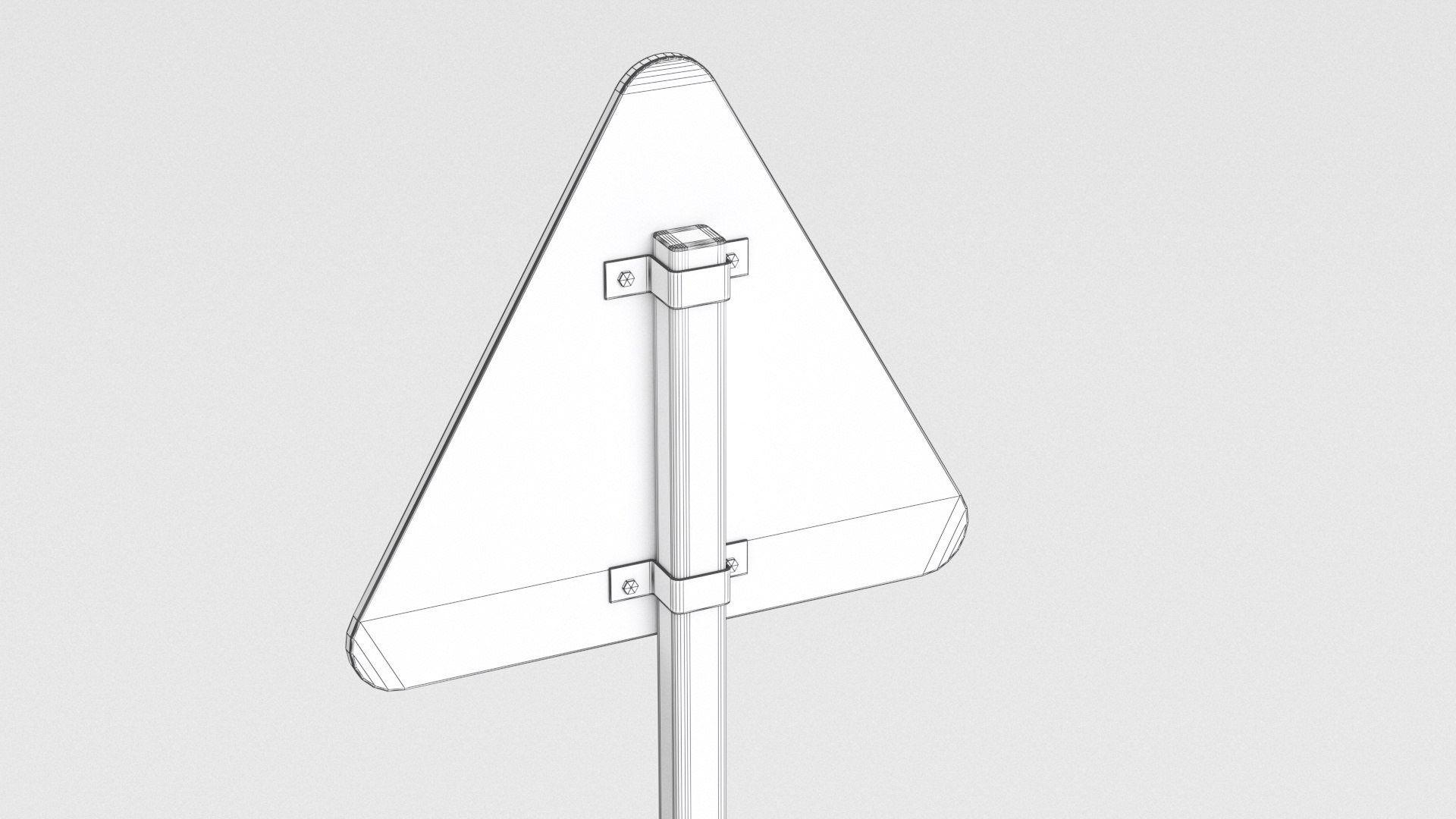 Bumps road sign 3D - TurboSquid 2104602