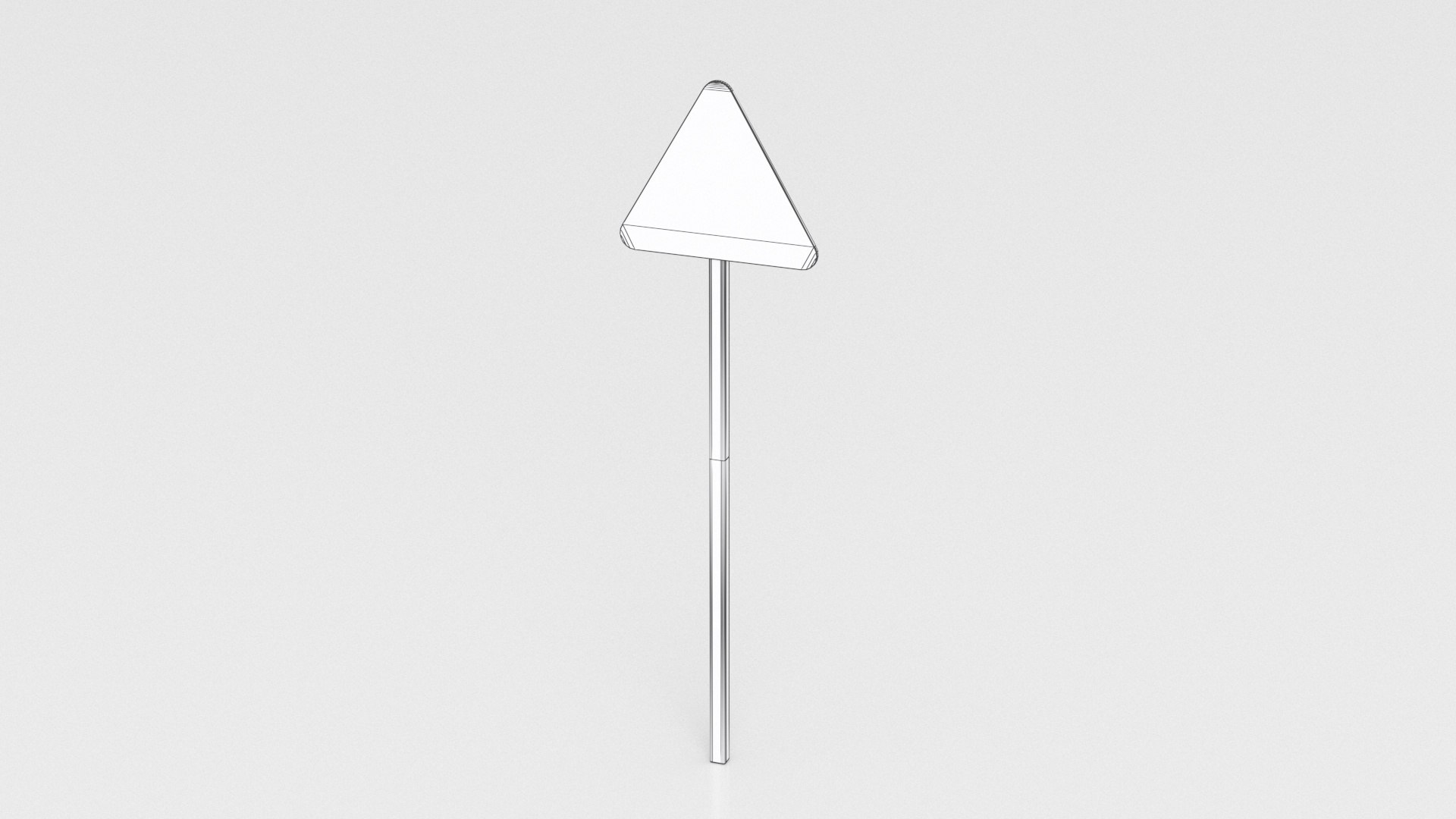 Bumps road sign 3D - TurboSquid 2104602