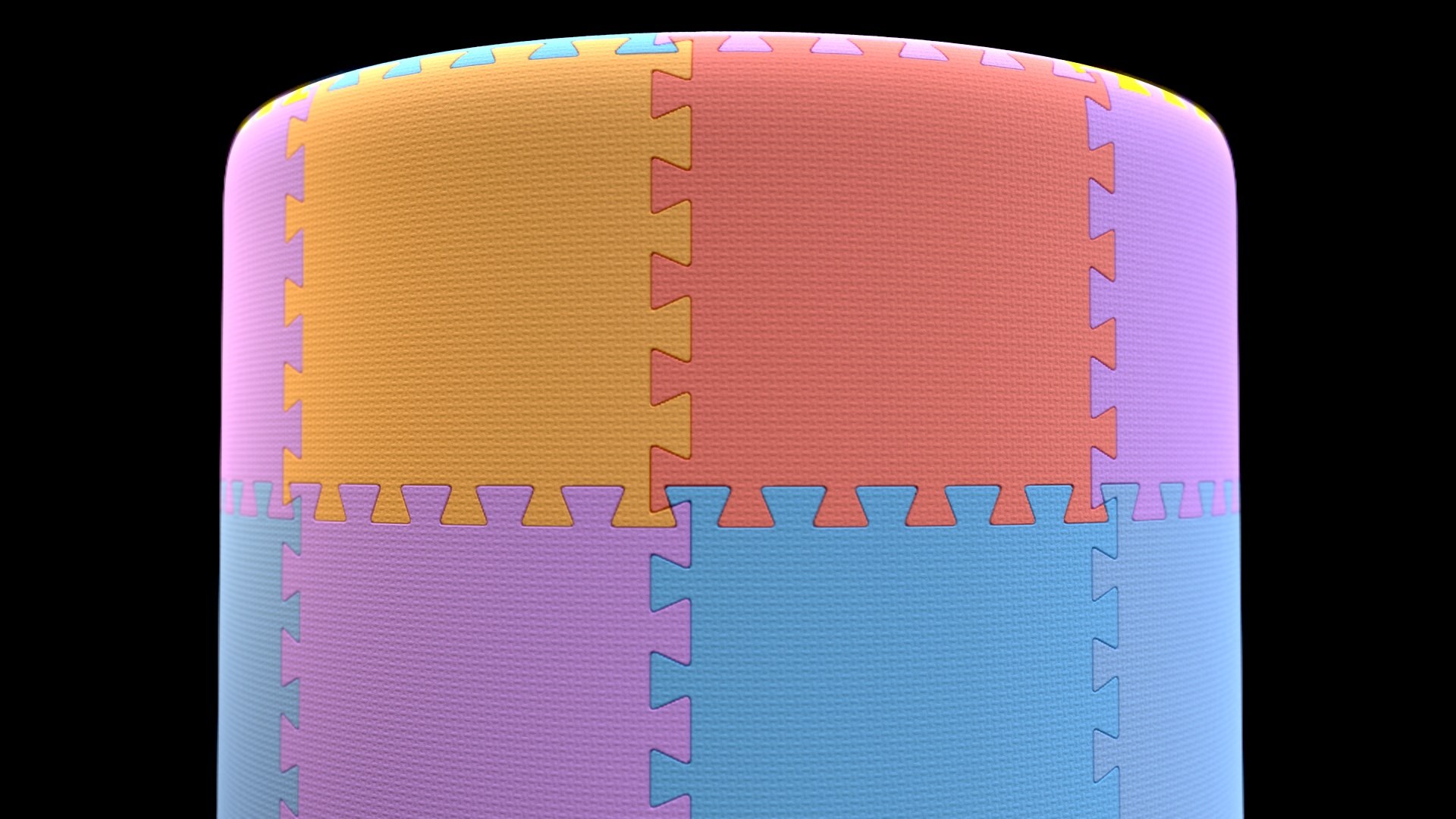 3D Foam Floor Puzzle Substance PBR Material And Textures - TurboSquid ...