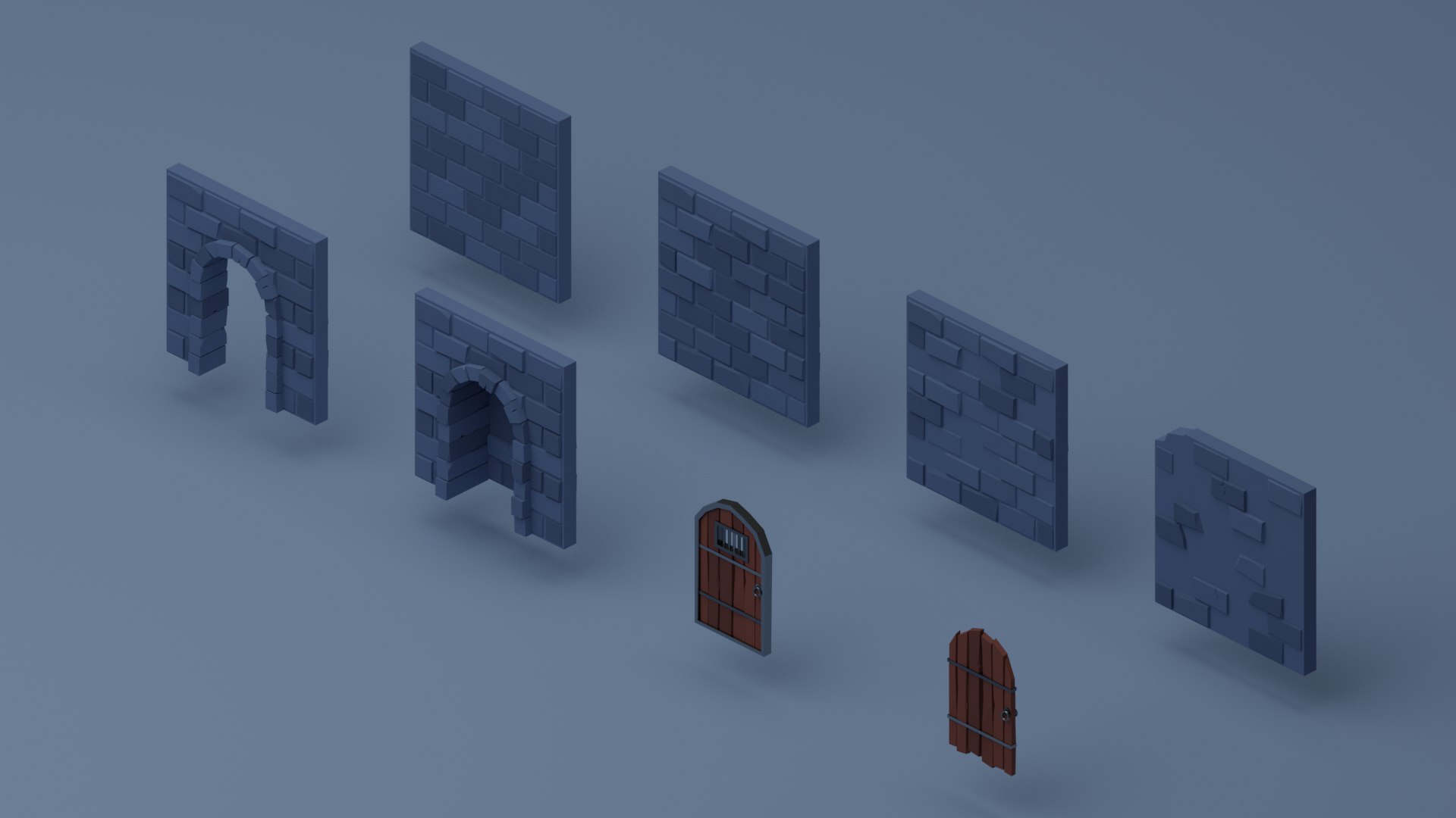 Asset Pack Modular 3D - TurboSquid 1572985