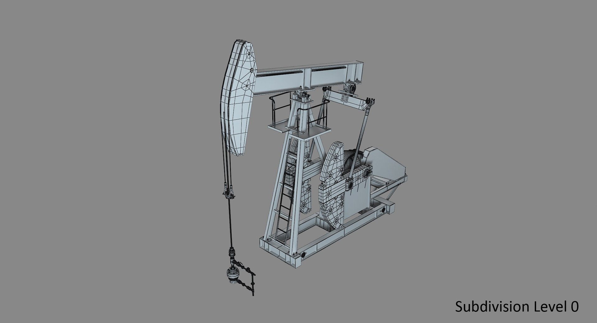 Beam Pumping Unit 3d Model
