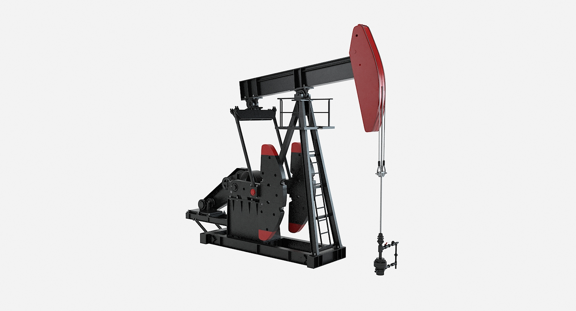 Beam Pumping Unit 3d Model