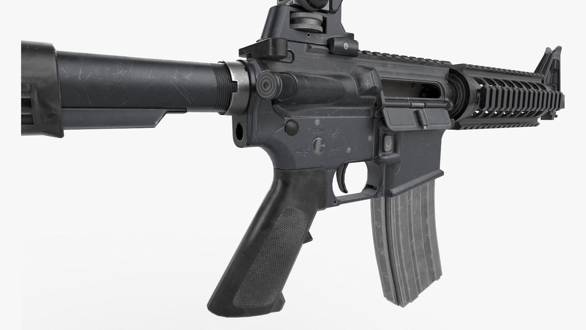 3D Model Assault Rifle M4A1 - TurboSquid 2145267