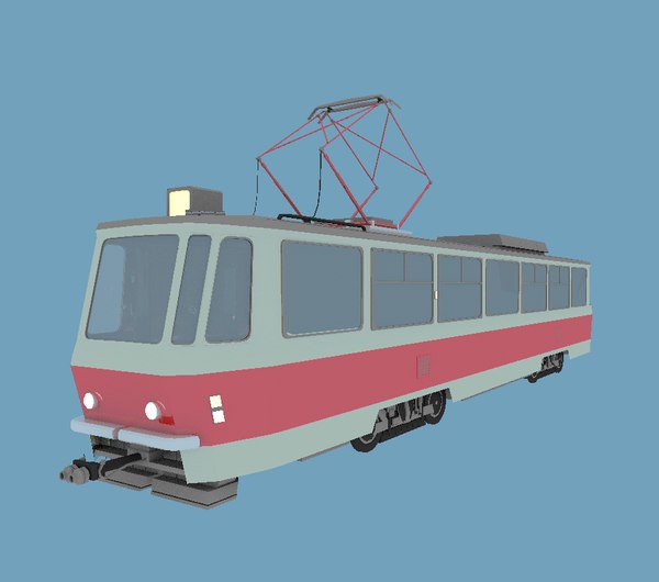 modelo 3d Tranvía TATRA T6B5 - TurboSquid 1402844