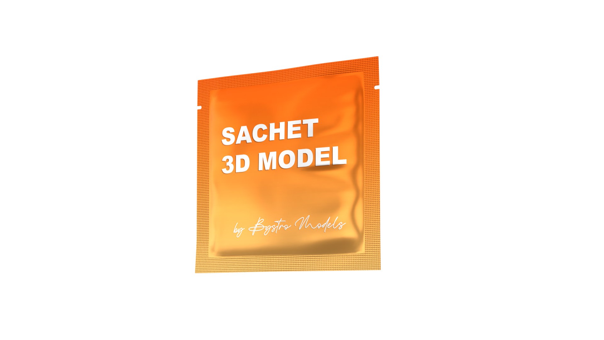 3D Sachet 14 Model - TurboSquid 2289260
