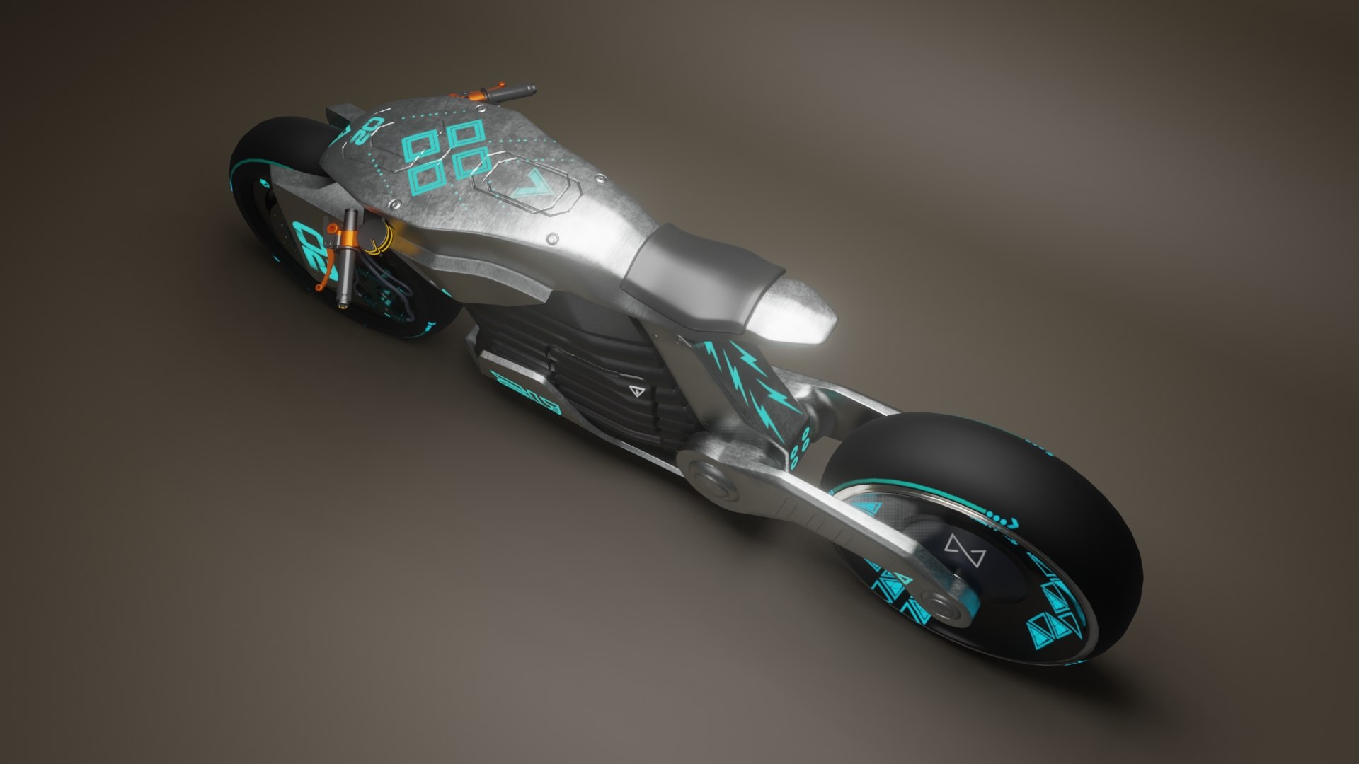 Sci-Fi Concept Bike 2 3D - TurboSquid 1891712