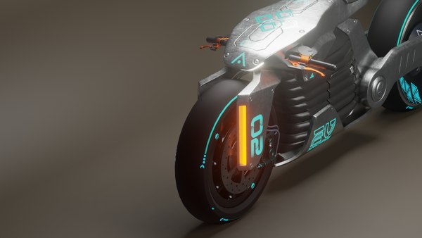 Sci-Fi concept Bike 2 3D - TurboSquid 1891712