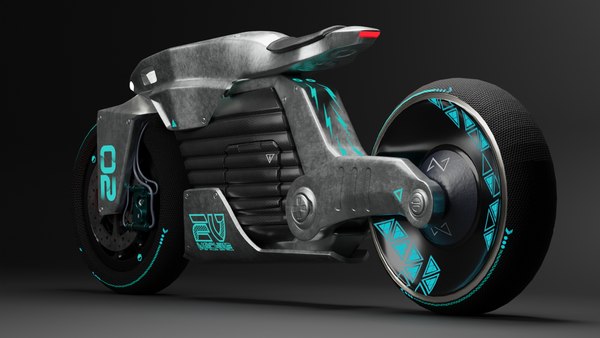 Sci-Fi concept Bike 2 3D - TurboSquid 1891712