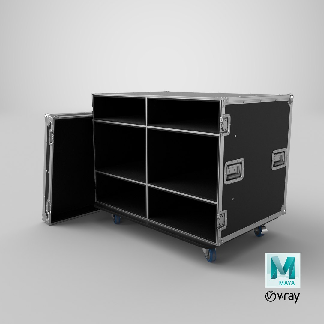 3D stage flight case 03 - TurboSquid 1320684