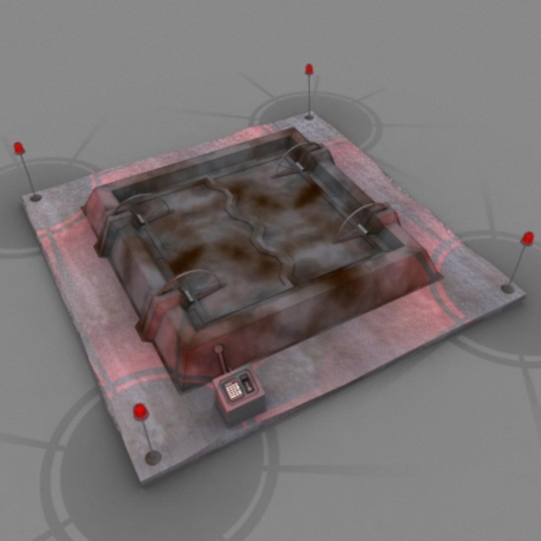 Silo Hatch 3d Model