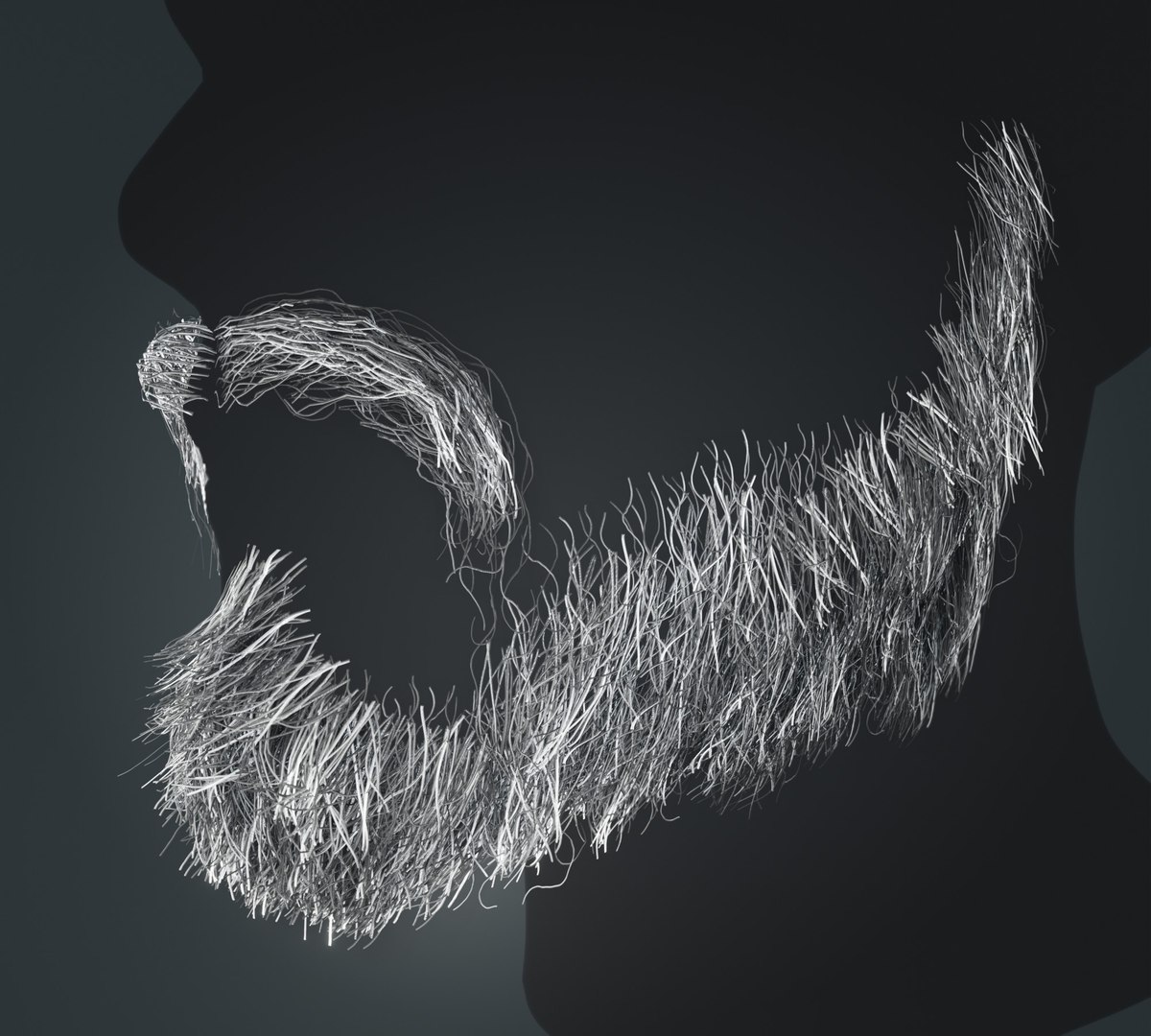 3D Beard RealTime 8 Version 1 Model - TurboSquid 1892347