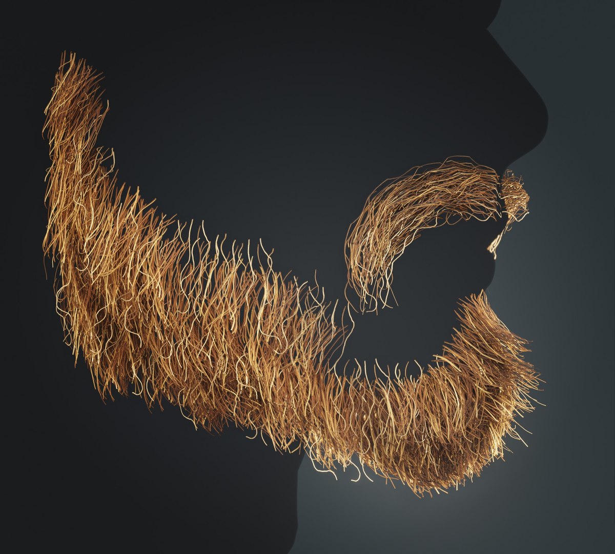 3D Beard RealTime 8 Version 1 Model - TurboSquid 1892347