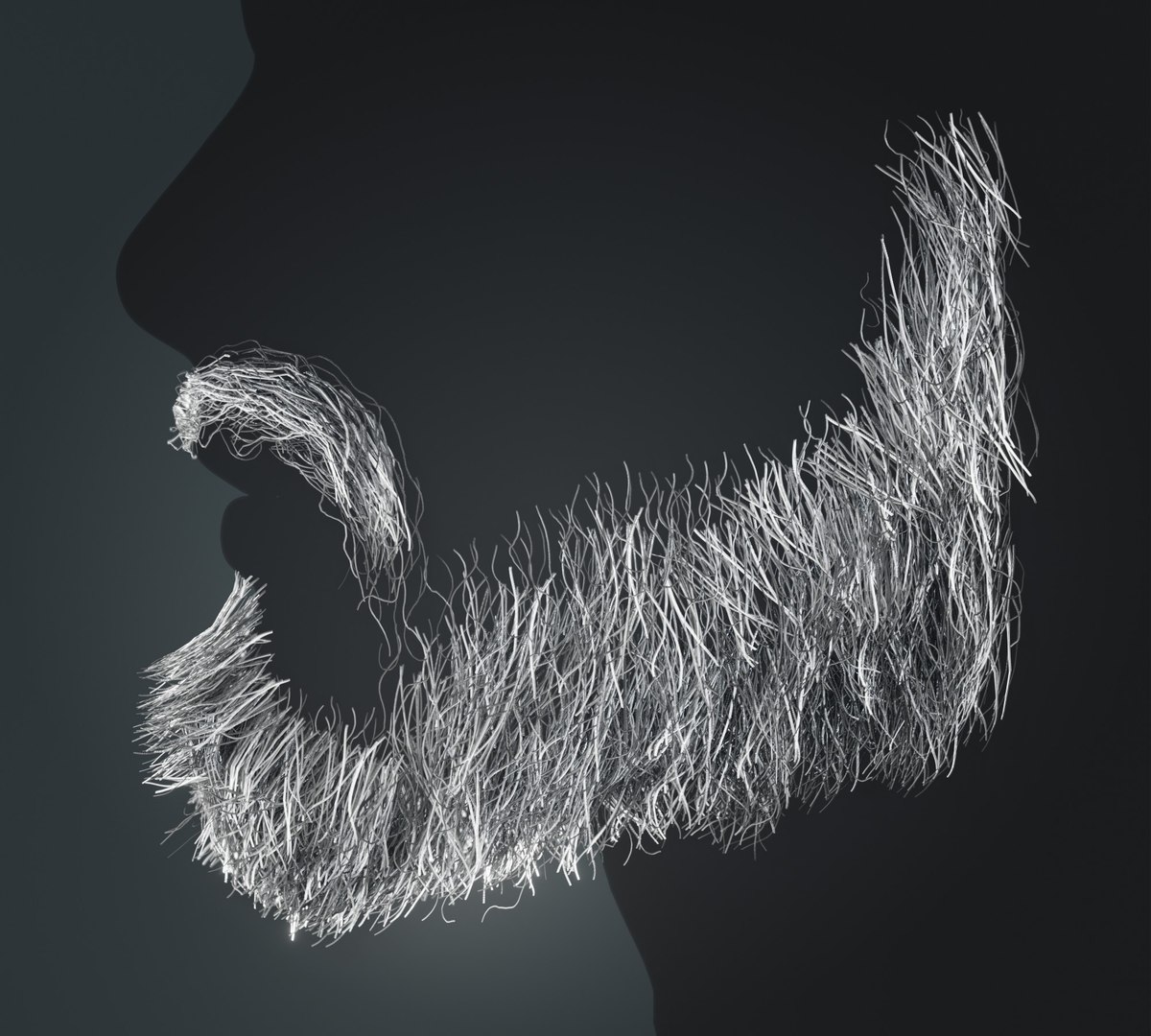3D Beard RealTime 8 Version 1 Model - TurboSquid 1892347
