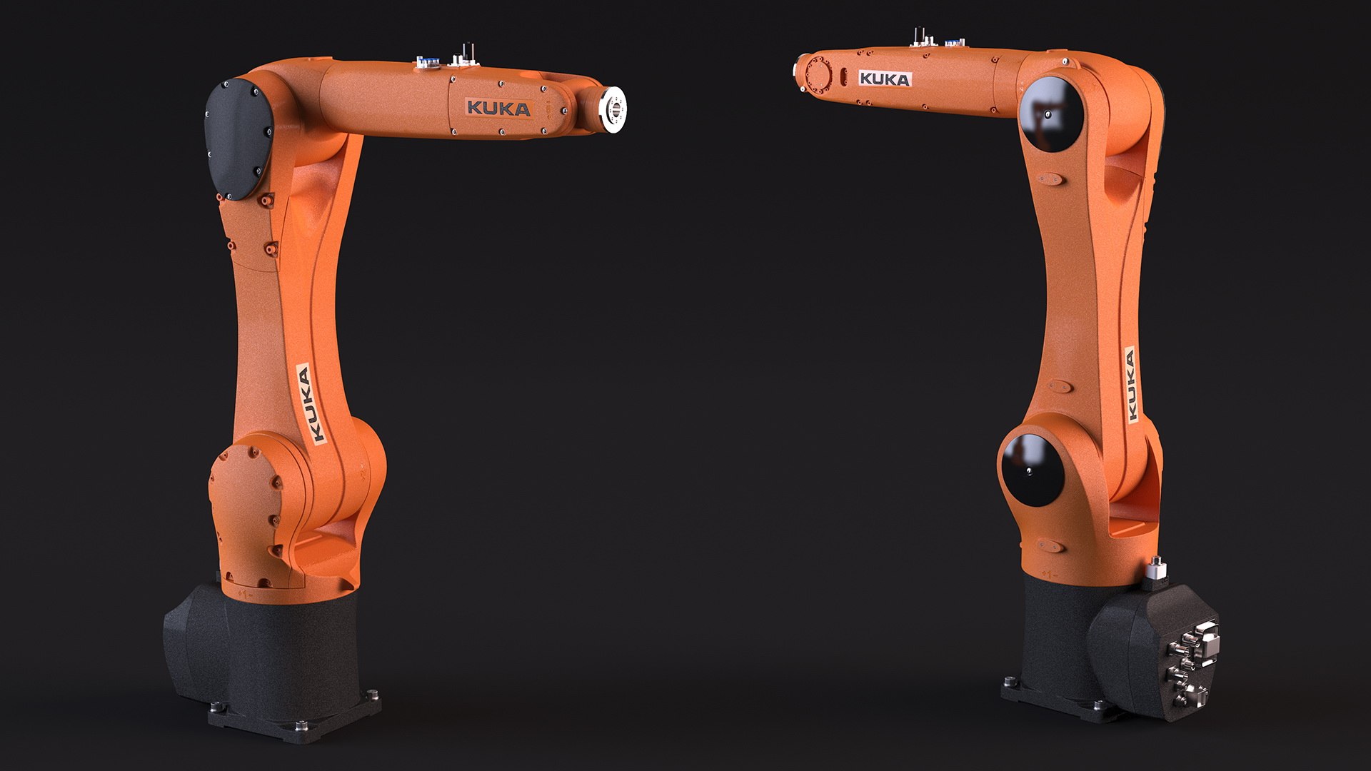 Robot Arm Kuka R1100 Rigged For Maya 3D - TurboSquid 2160947