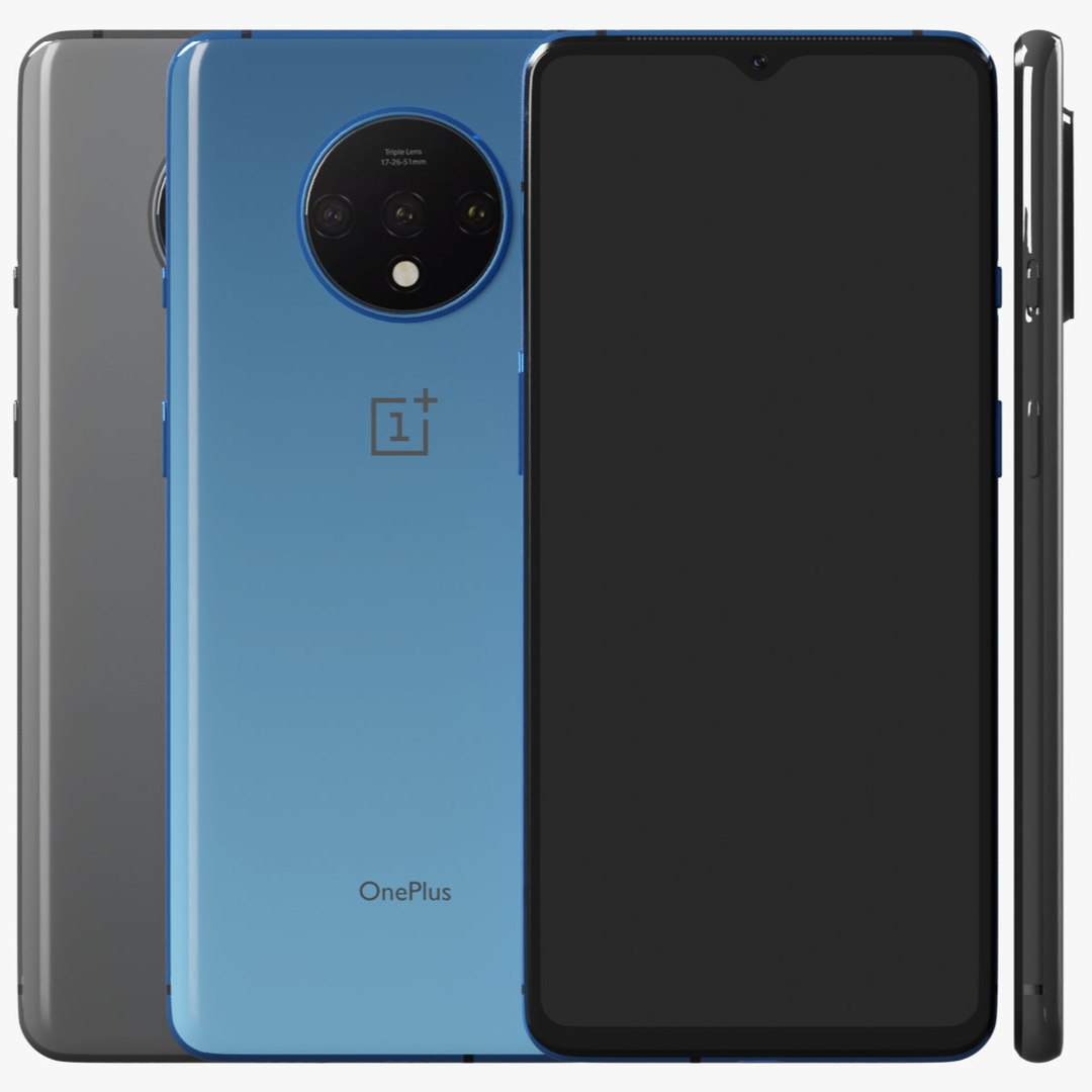 3D OnePlus 7T All Colors Smartphone - TurboSquid 2077780