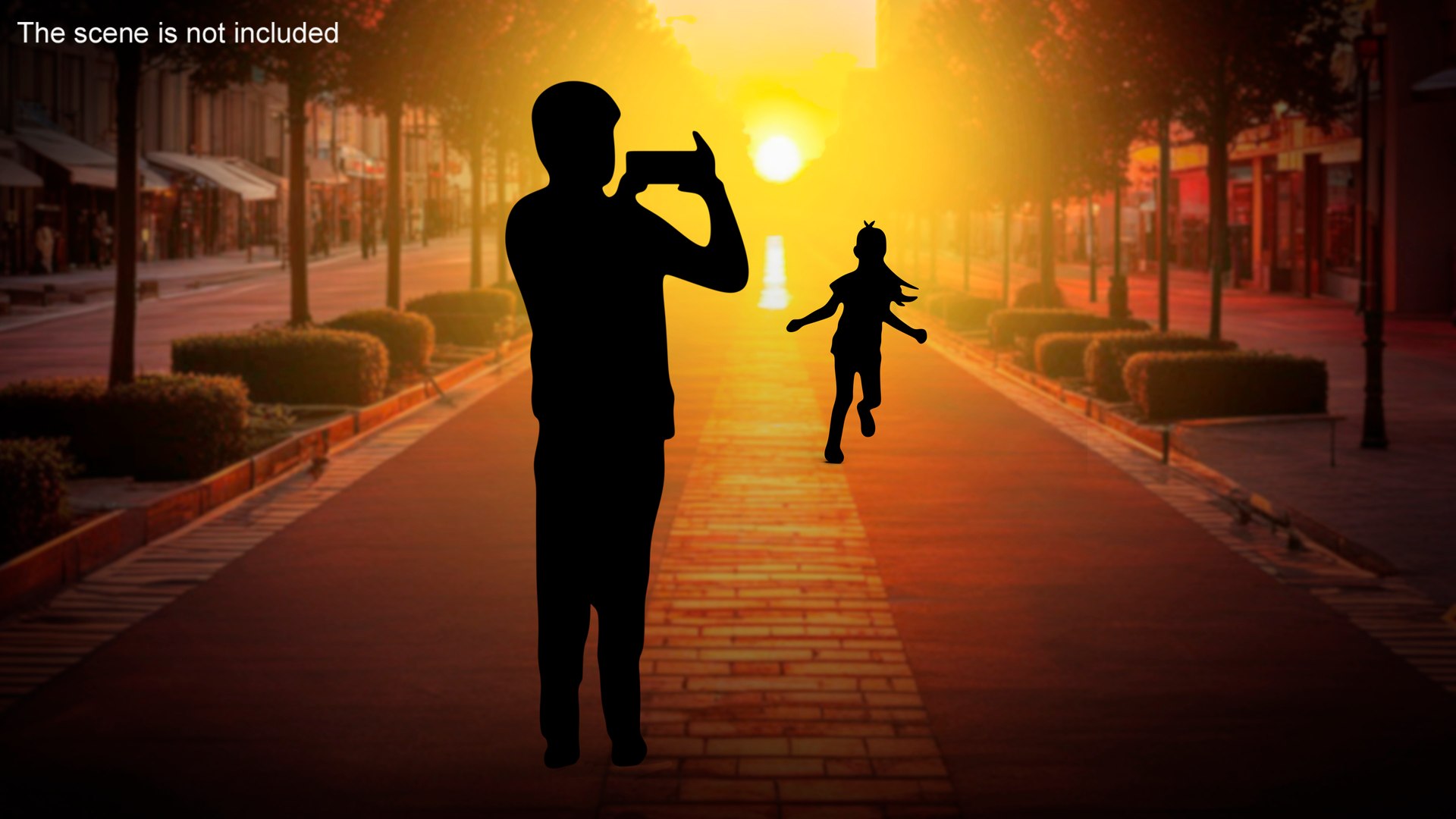 People Silhouettes Collection 3D Model - TurboSquid 2237421