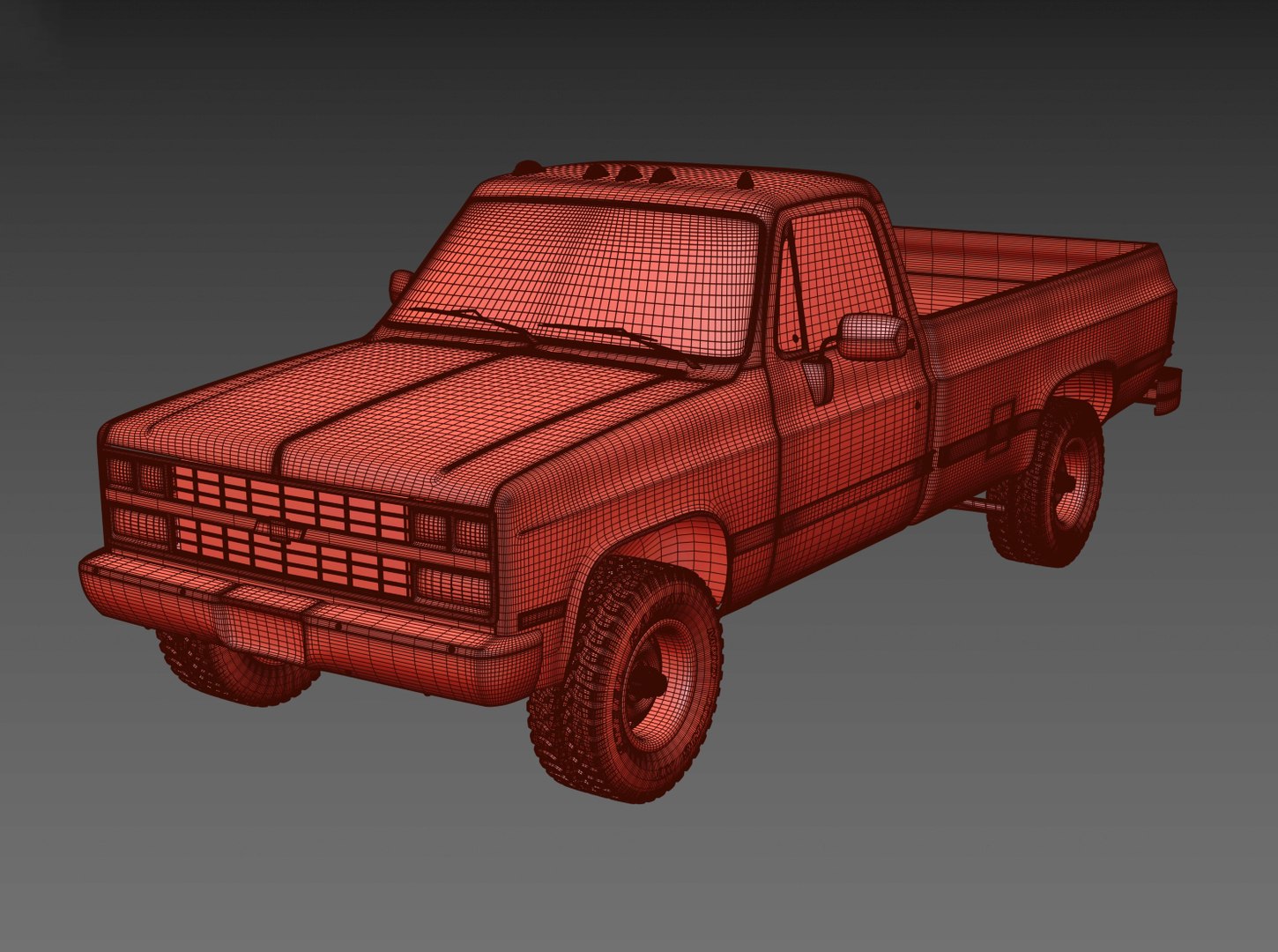3D Chevrolet K20 1985 - TurboSquid 1512070