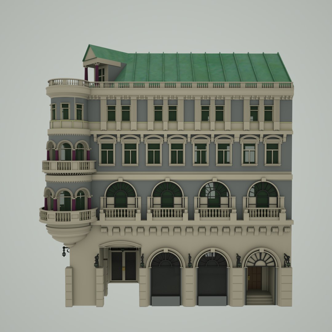 House Corner 3d Model