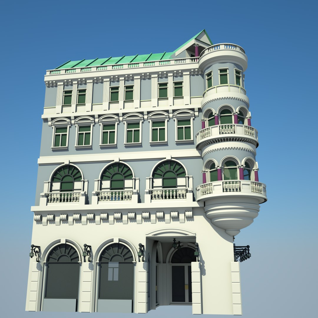 House Corner 3d Model