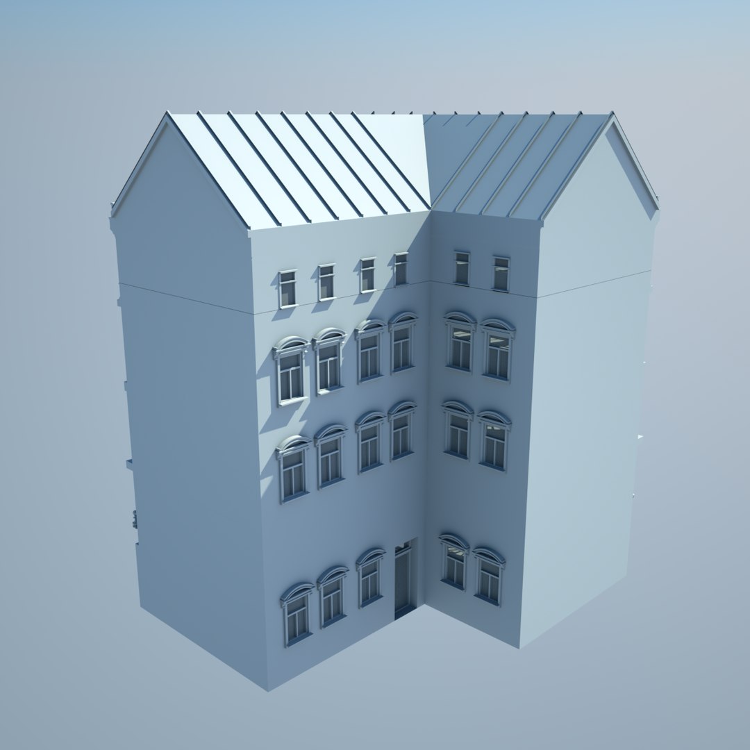 House Corner 3d Model