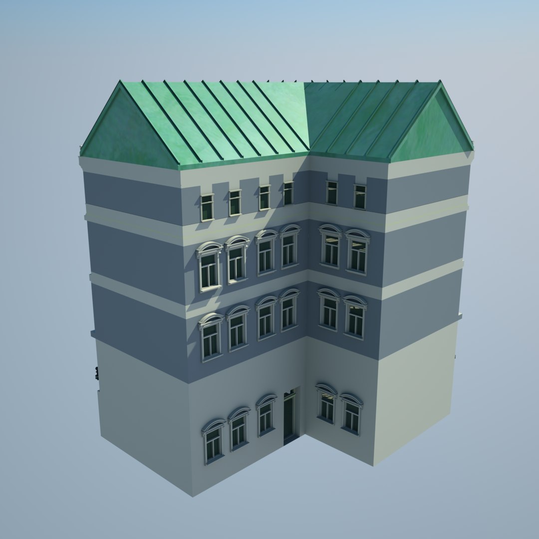House Corner 3d Model