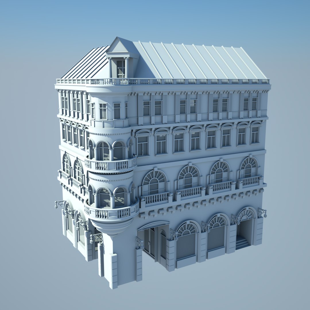 House Corner 3d Model