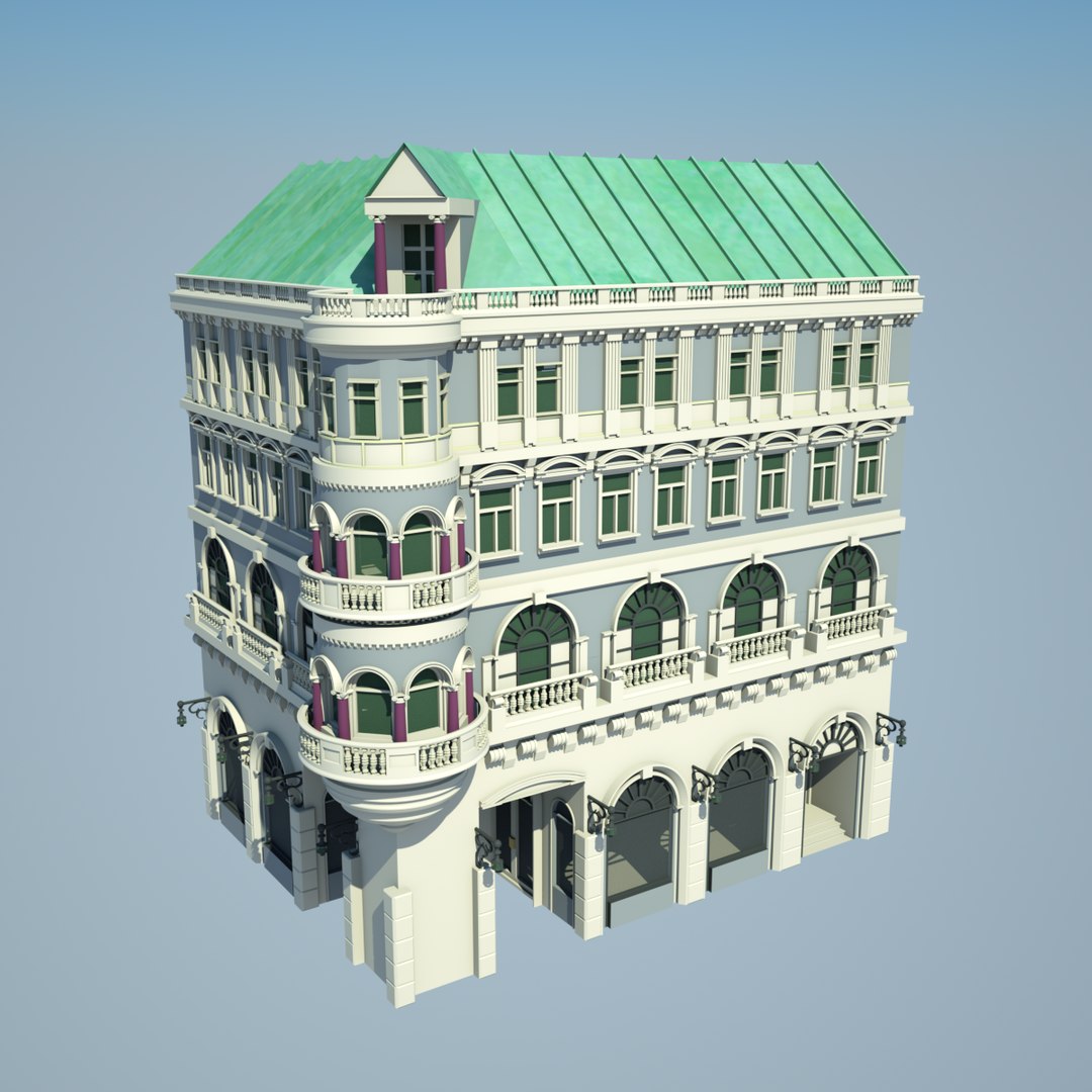 House Corner 3d Model