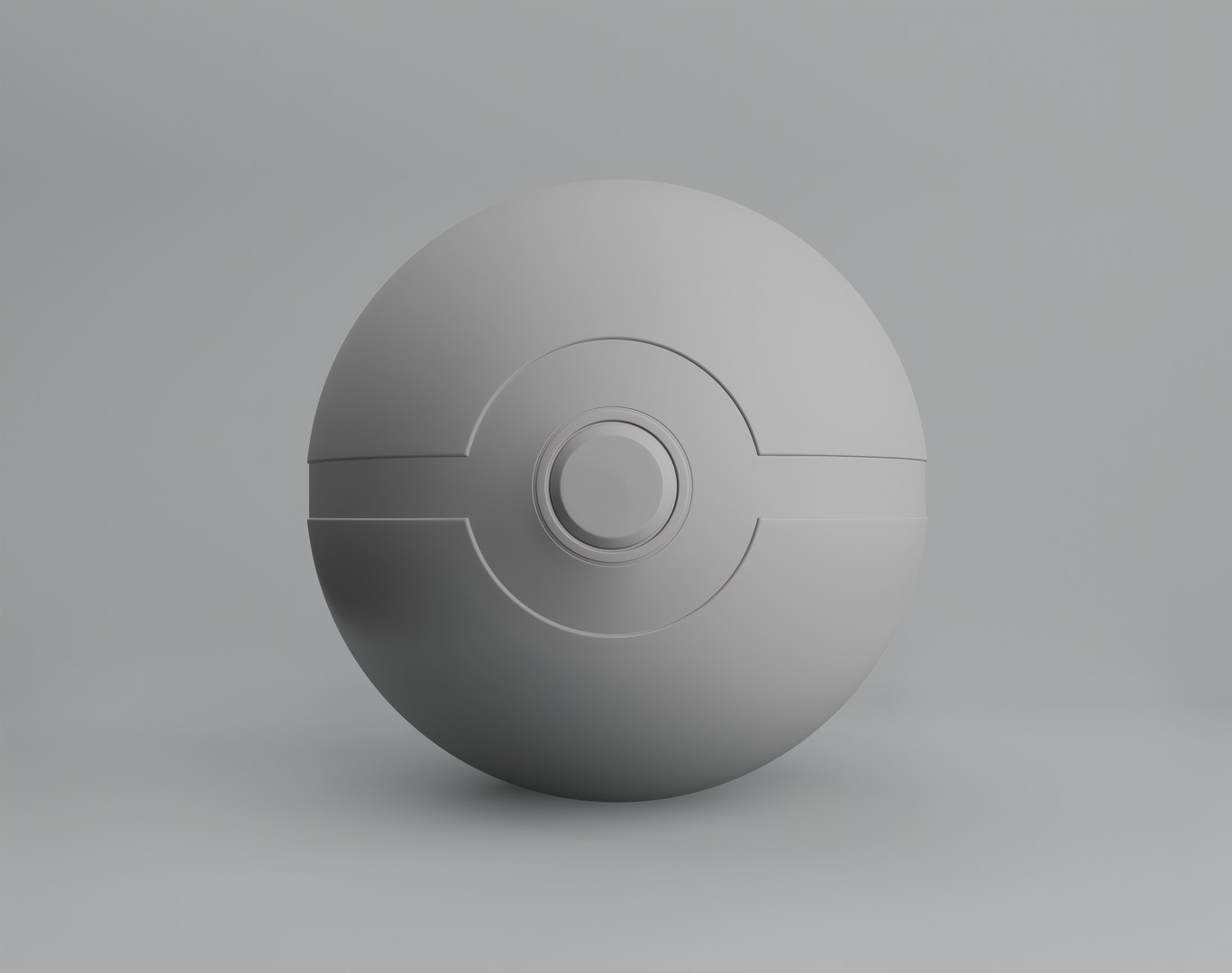 3D Pokeball Realistic Model - TurboSquid 1769024