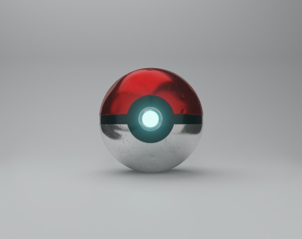 3D Pokeball Realistic model - TurboSquid 1769024