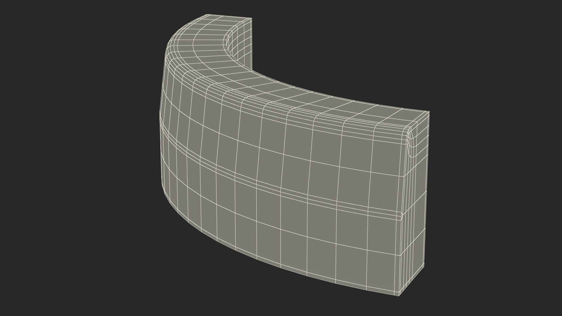 3D Model Concrete Curb Rounded - TurboSquid 2029473