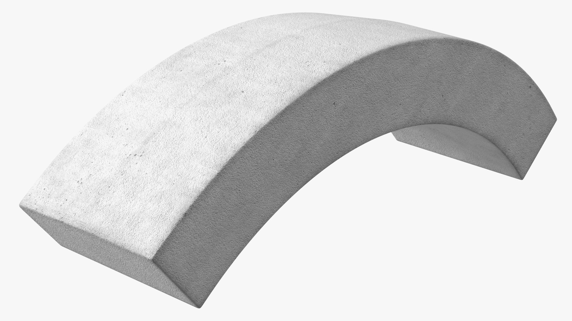 3D Model Concrete Curb Rounded - TurboSquid 2029473