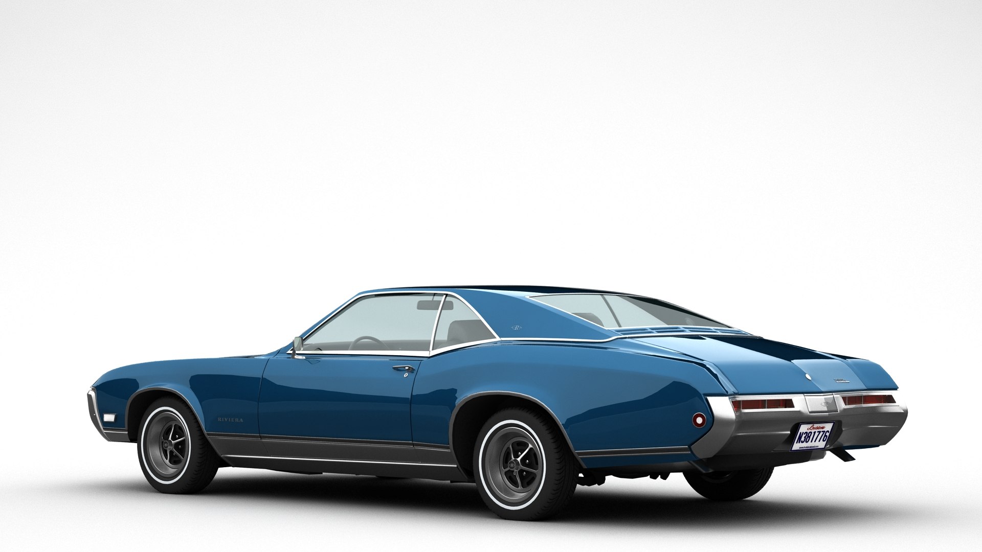 Buick Riviera 1968 3D Model - TurboSquid 2010538