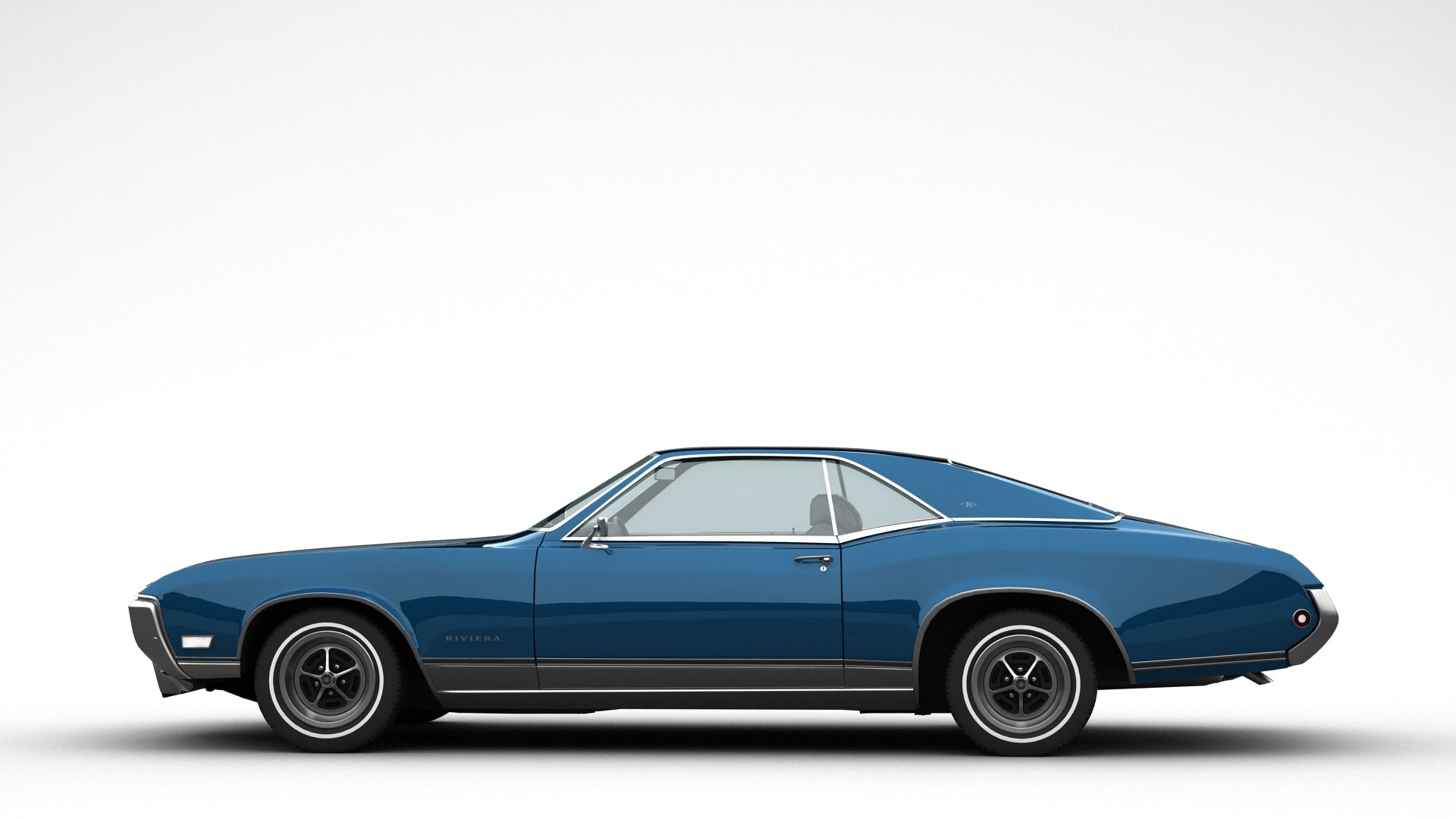 Buick Riviera 1968 3D Model - TurboSquid 2010538