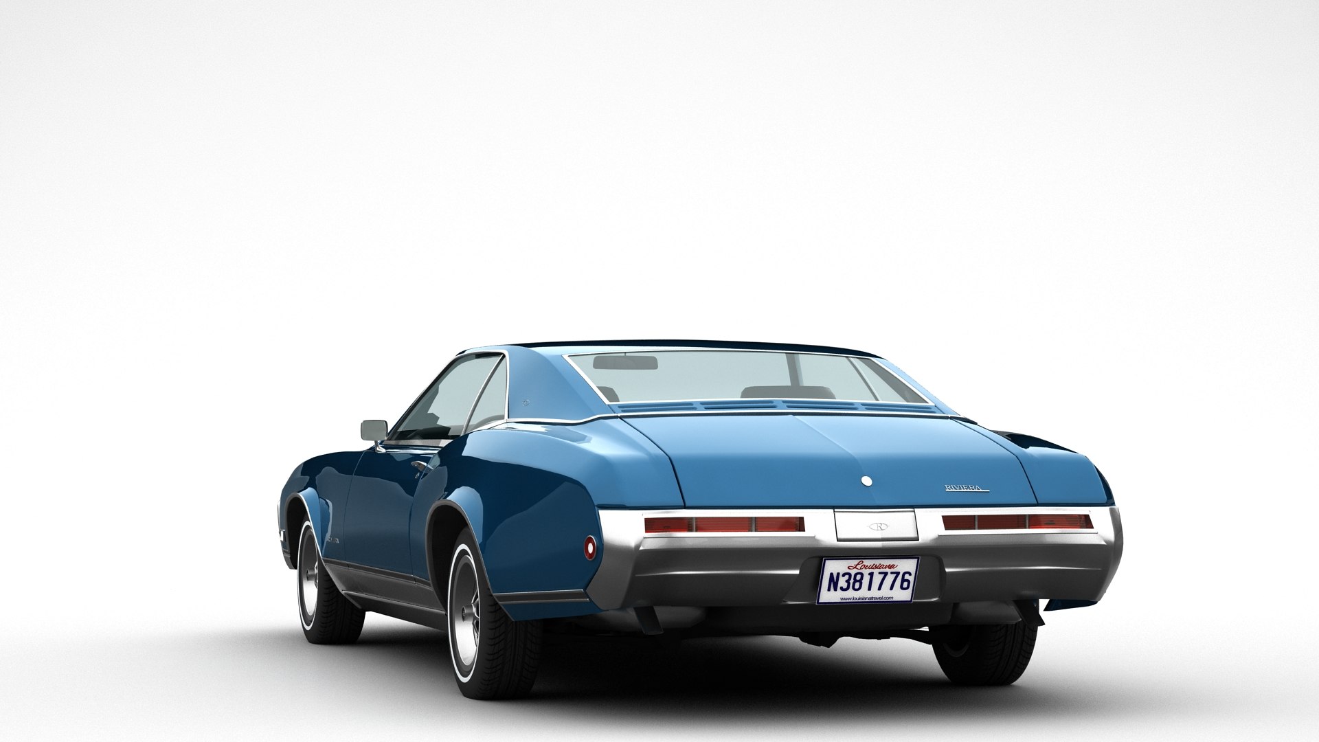 Buick Riviera 1968 3D Model - TurboSquid 2010538