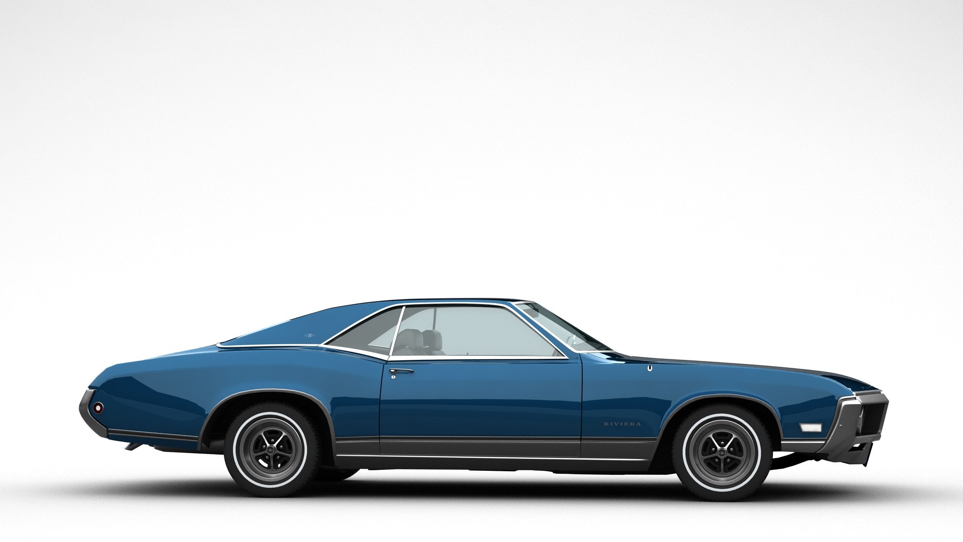 Buick Riviera 1968 3D Model - TurboSquid 2010538