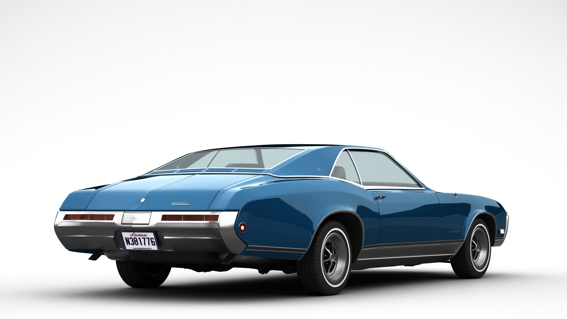 Buick Riviera 1968 3D Model - TurboSquid 2010538