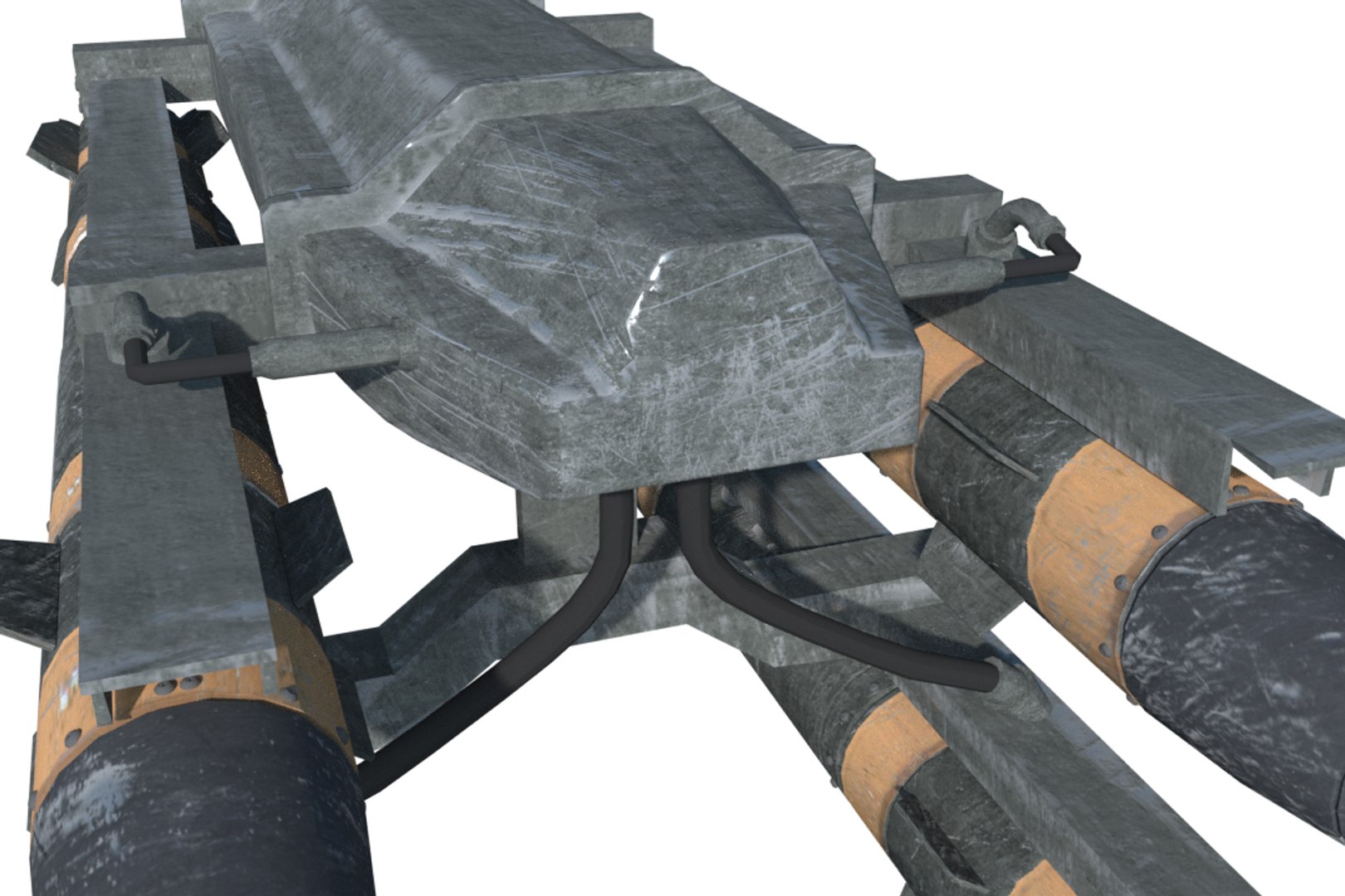 Hellfire Missile Launcher 3d Obj