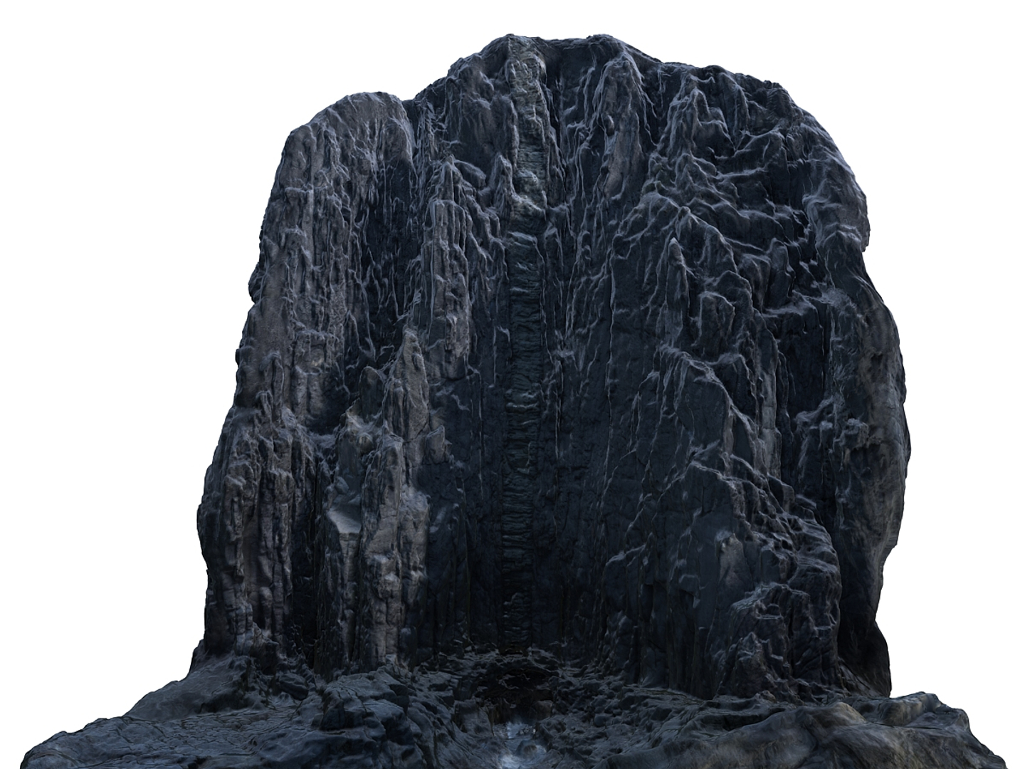 3d Black Cliffs 16k