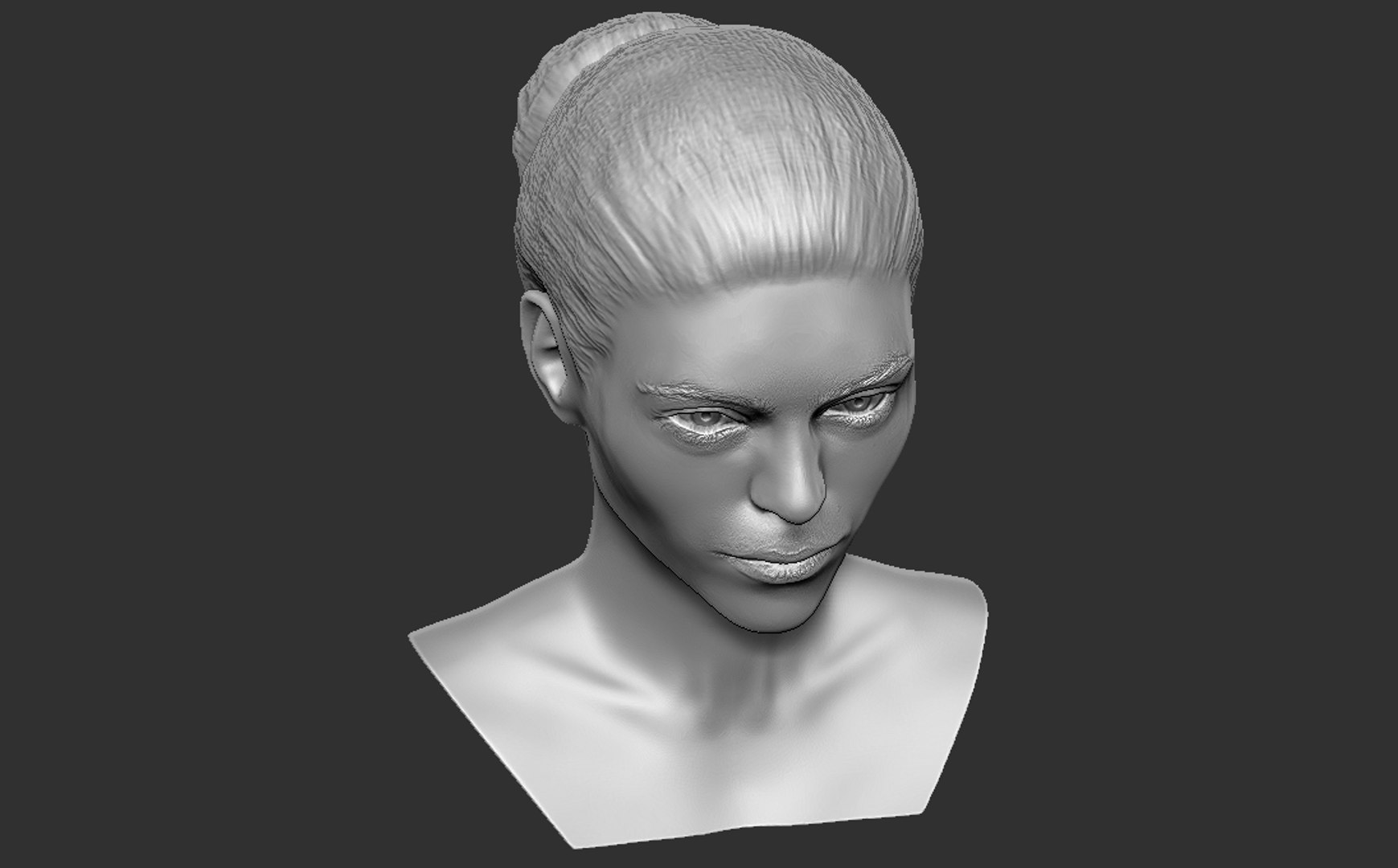 3D Bust Woman Printing - TurboSquid 1656540