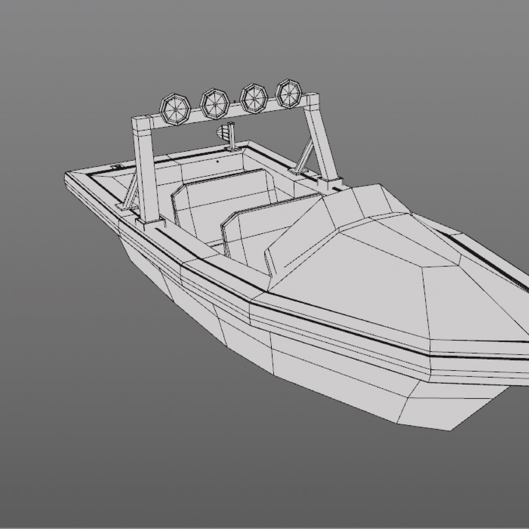 3D Cartoon Boat Yacht - TurboSquid 1400180