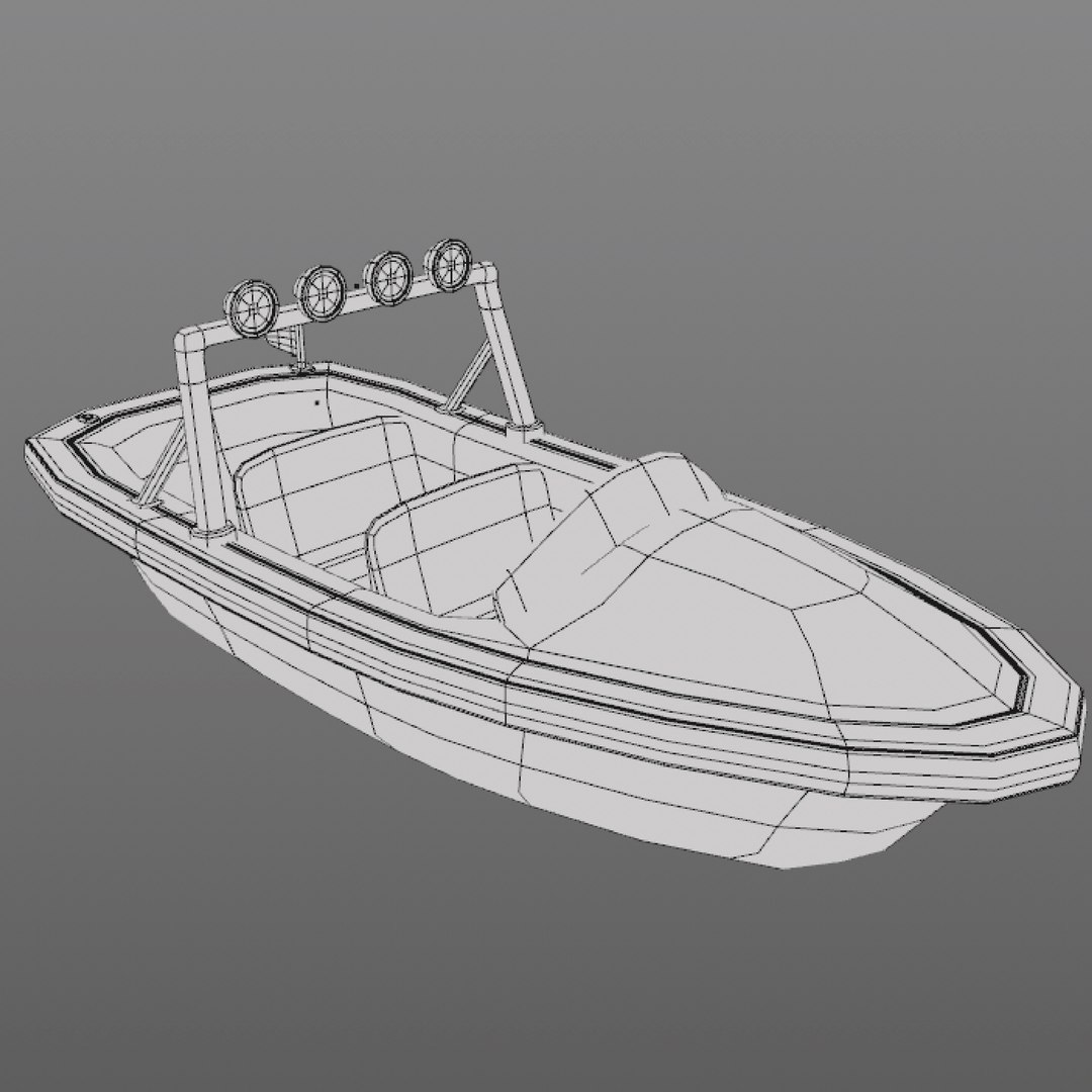 3D Cartoon Boat Yacht - TurboSquid 1400180