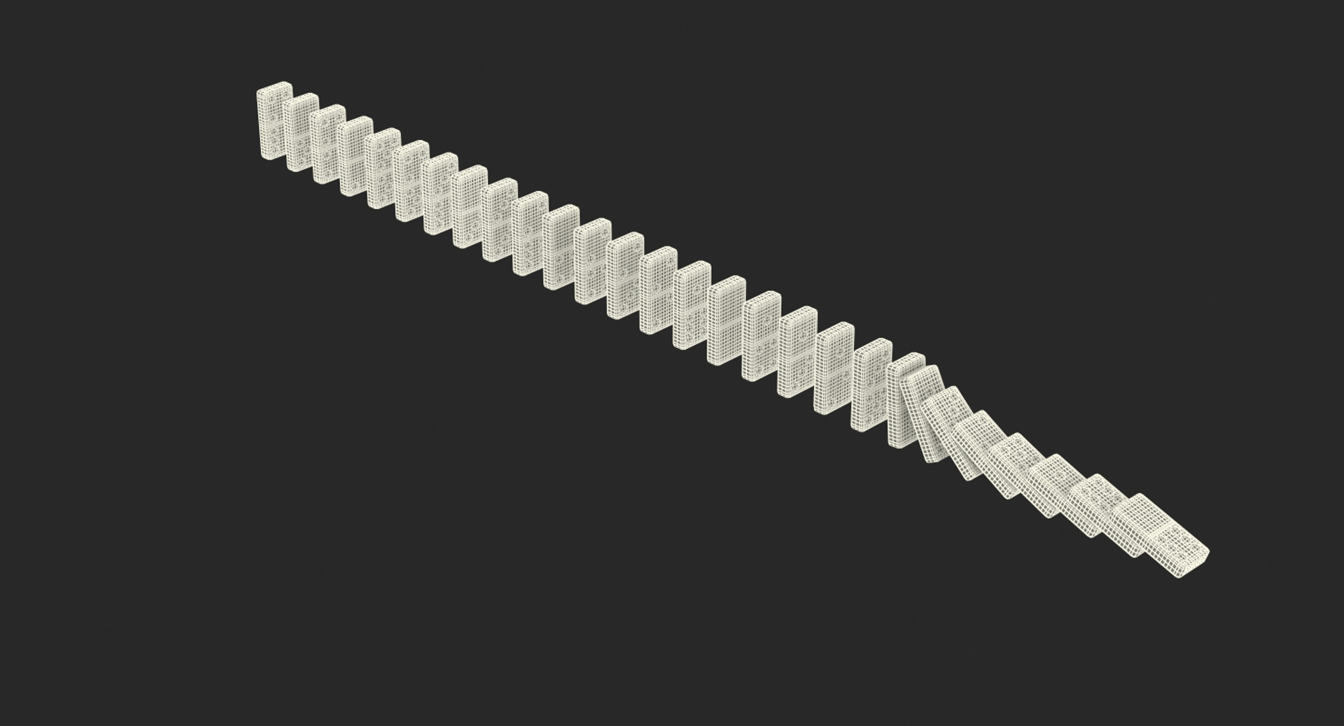 3D Black Domino Knuckles Falling - TurboSquid 1355673