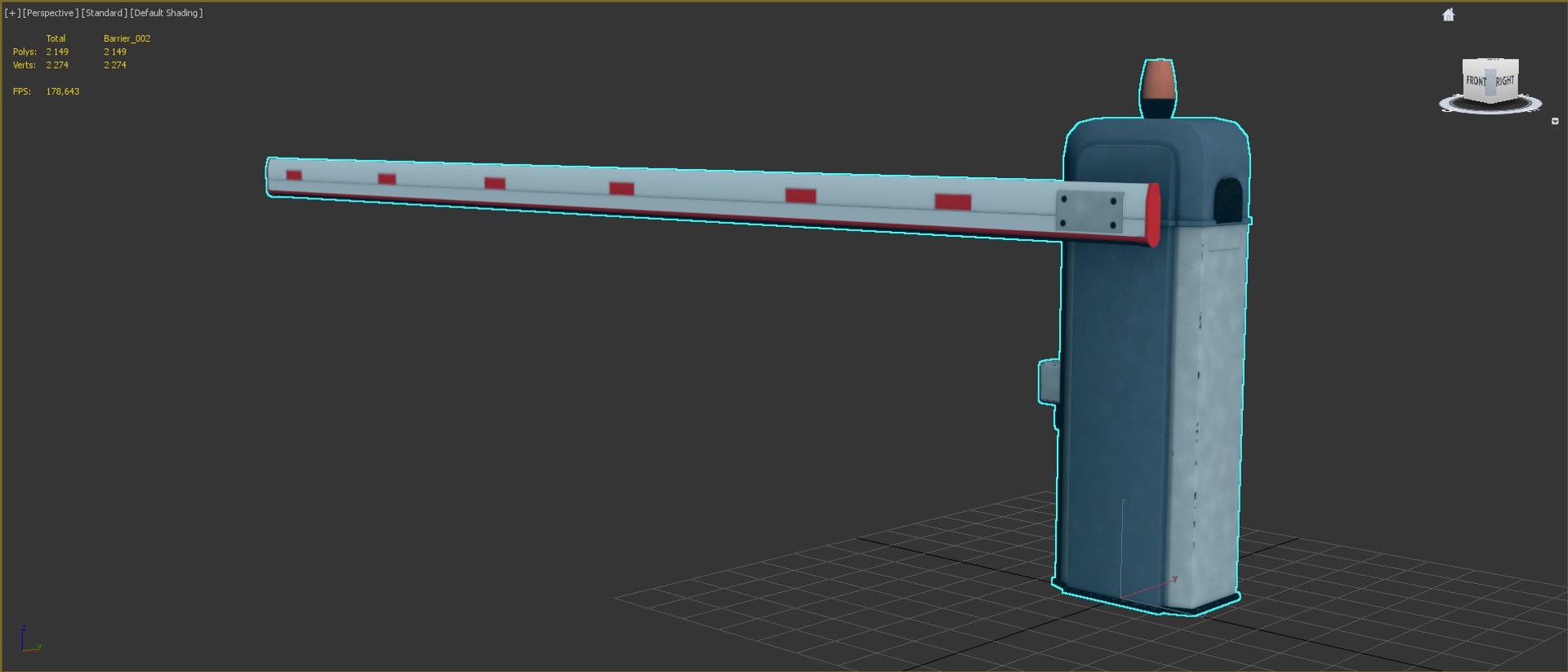 3D Model Barrier - TurboSquid 1402488