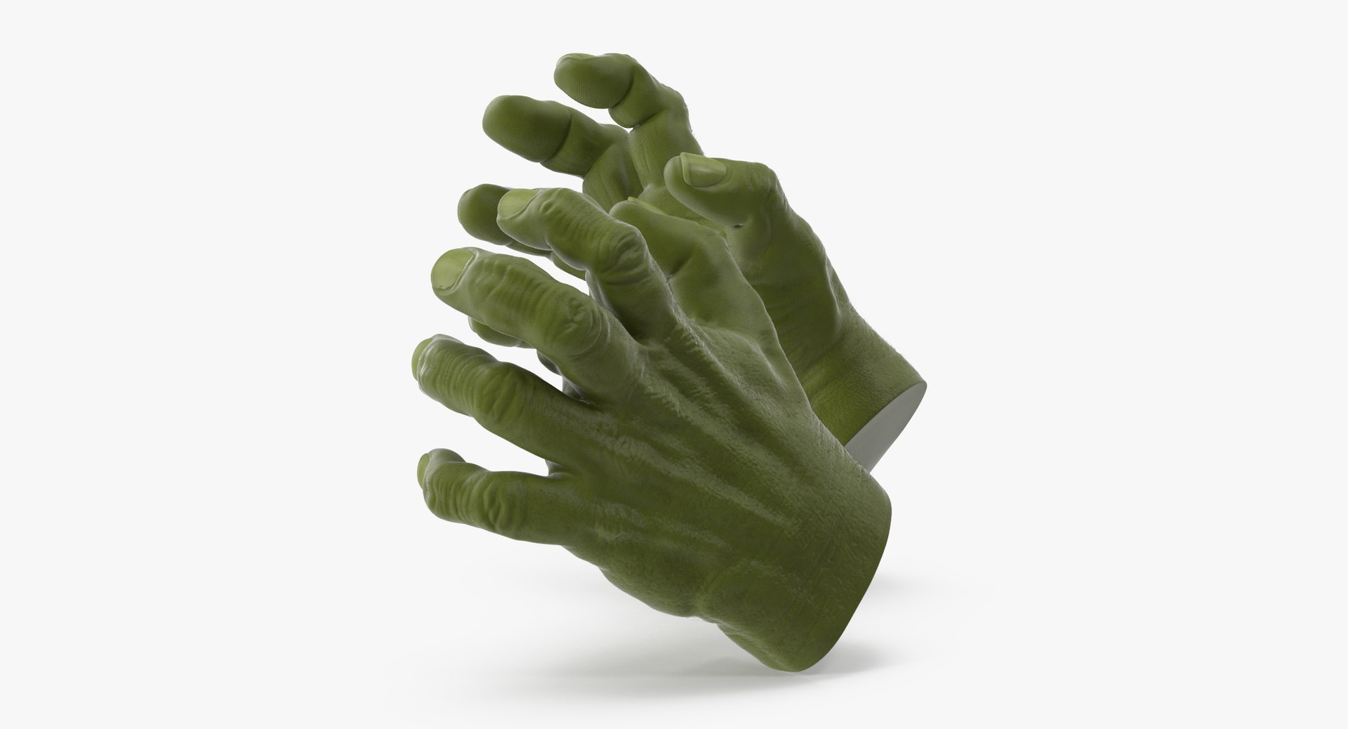 3d Model Hulk Hands Open