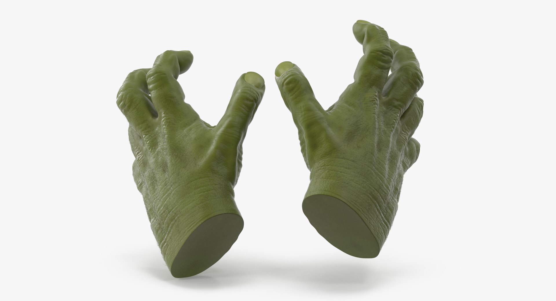 3d Model Hulk Hands Open
