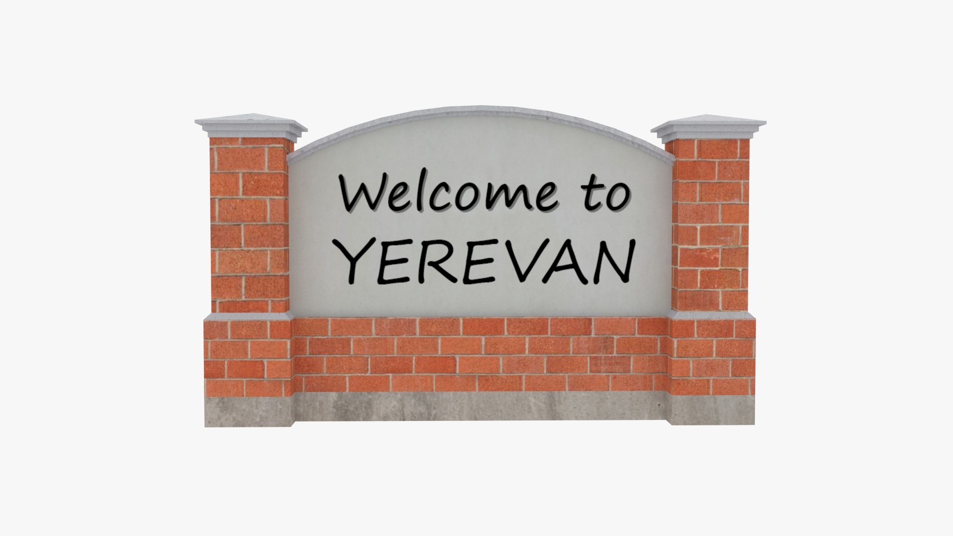 3ds Max Welcome Sign