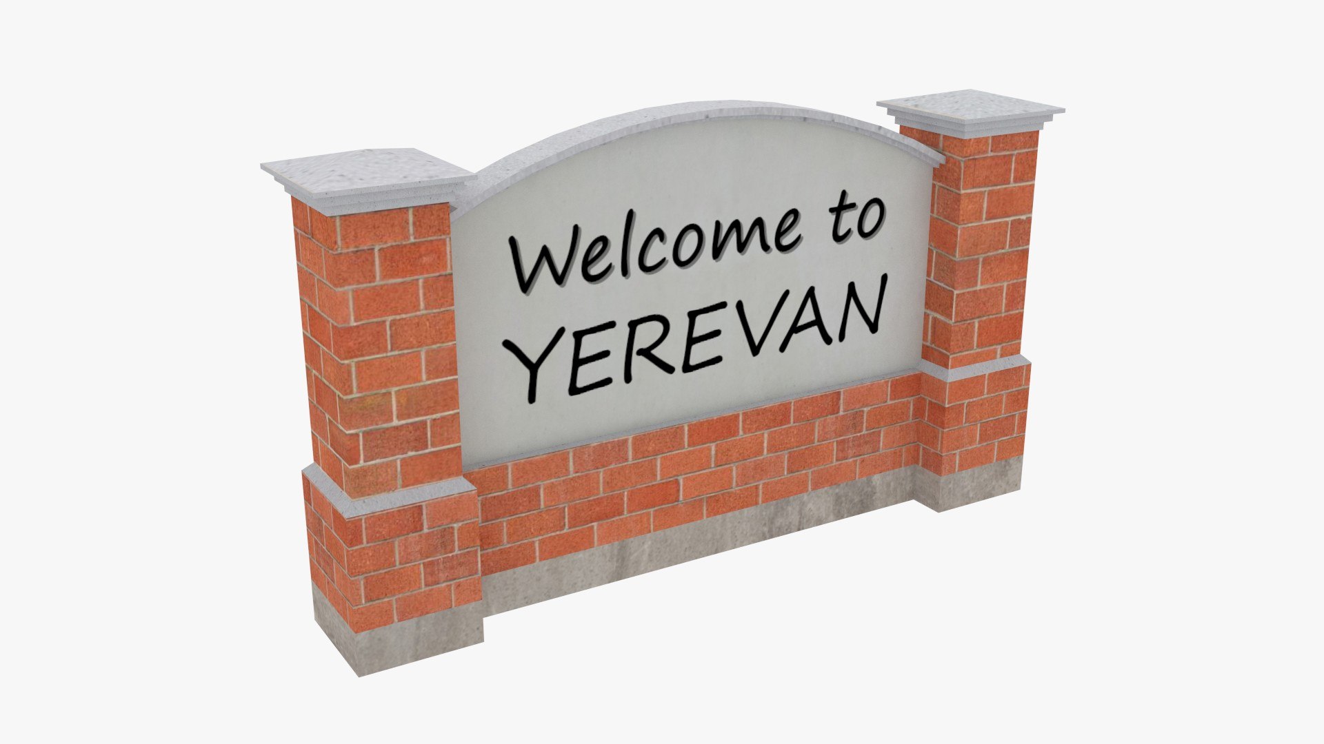 3ds Max Welcome Sign